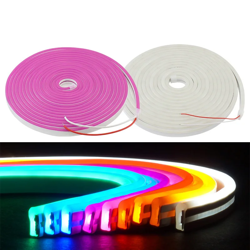 Neon Flex Flexible PVC Neon Strip Neon Light RGB Waterproof 12V 110V ...