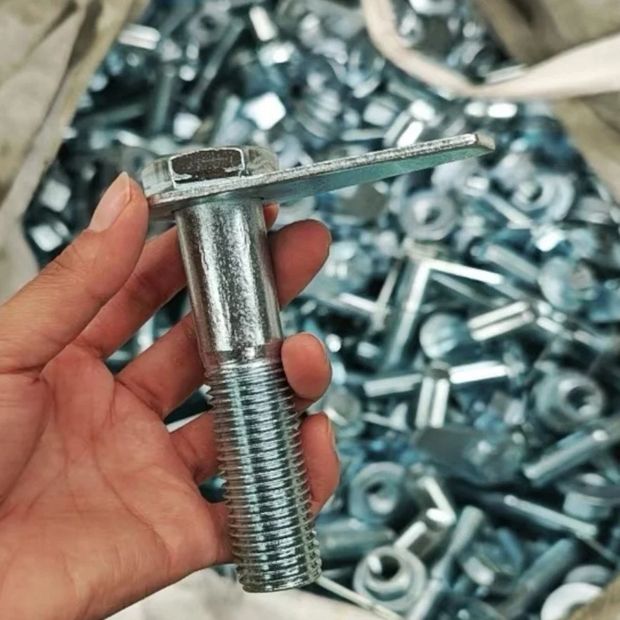 T Type Bolt Bailey Bridge Bolt Carbon Steel Galvanized