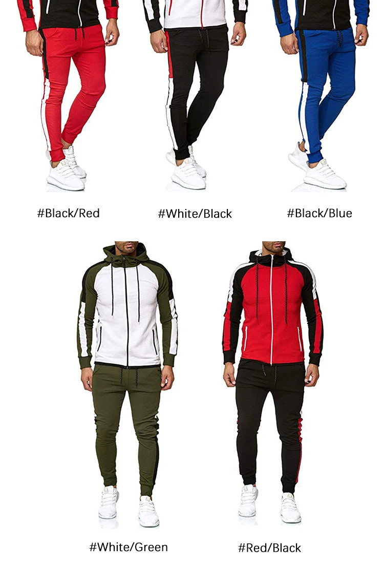 Wholesale Custom Logo Designs Stripe Tracksuits Turkey Casual Sports ...