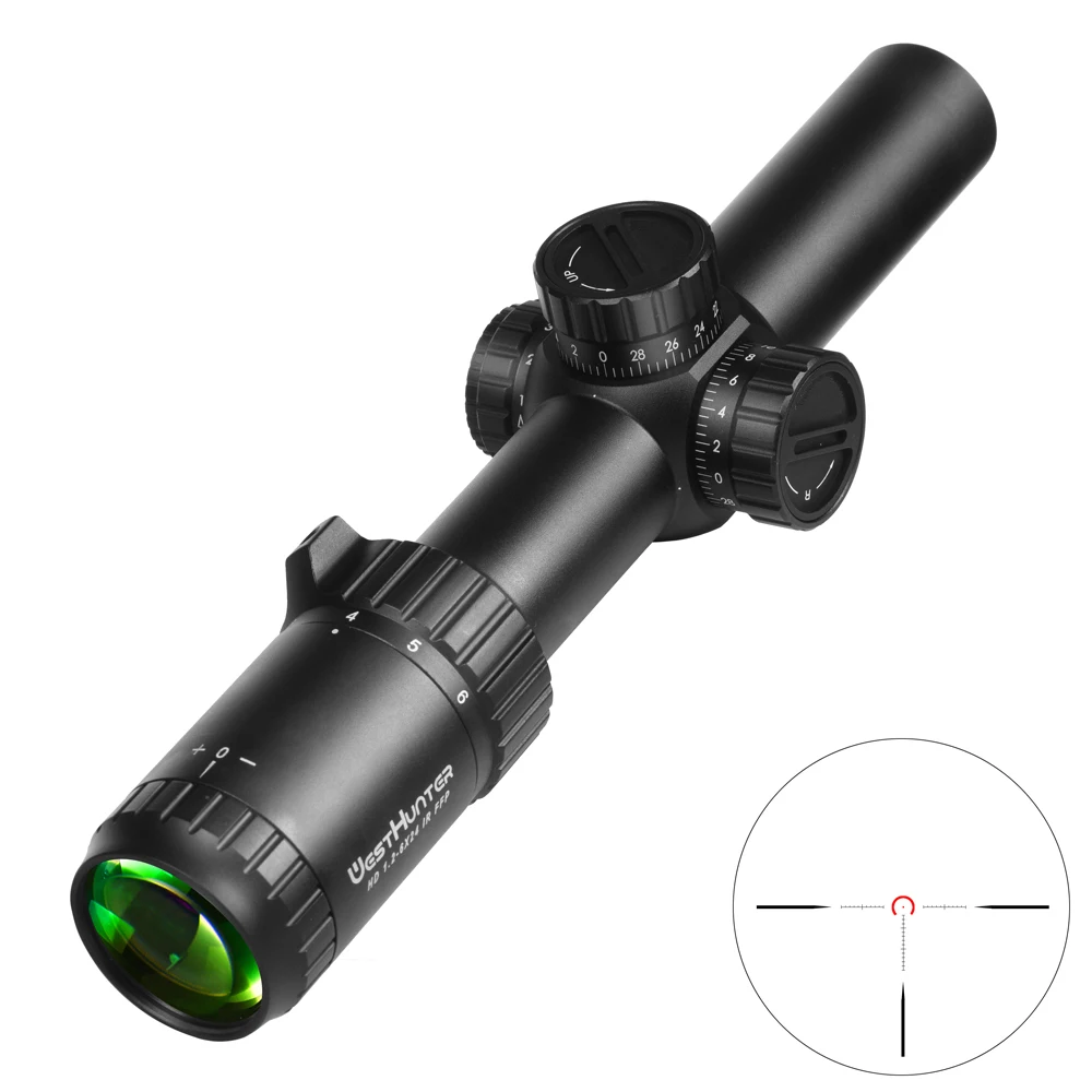 Westhunter Hd 1.2-6x24 Ir Ffp Compact Scopes Outdoor Hunting Waterproof ...