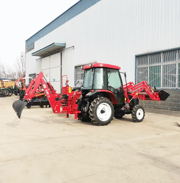 Mini Lovol Tractor Mounted 3 Point Hitch Backhoe Attachment For 60hp ...