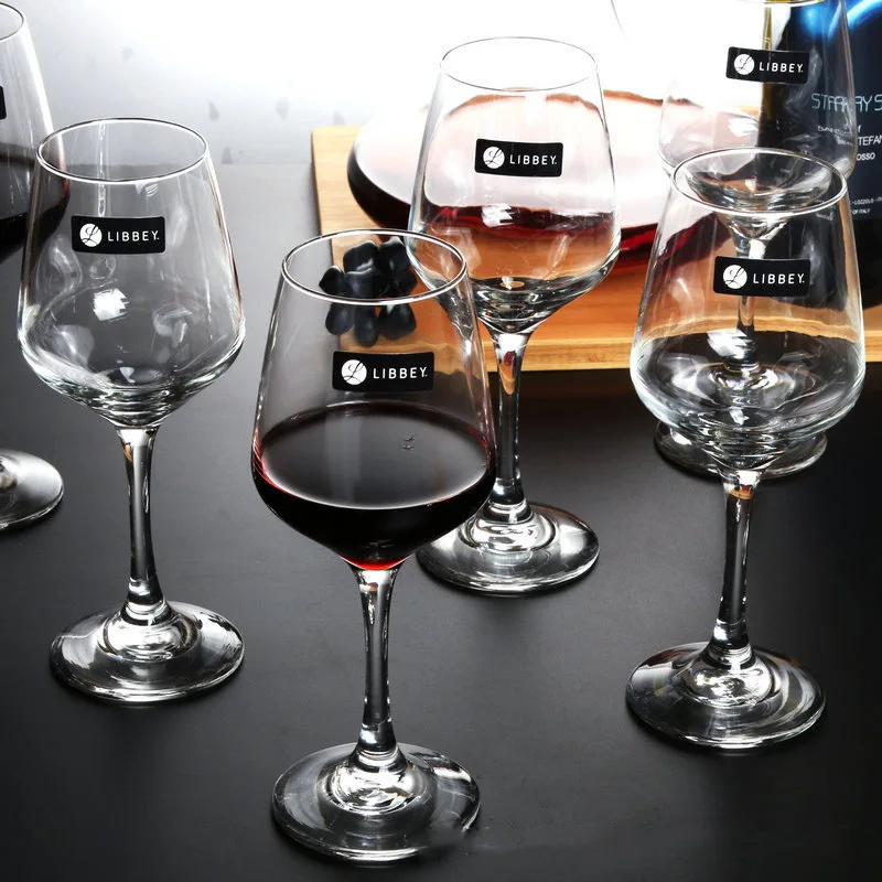 OEM Long Stem Red Wine Glass with Thin Legs Elegant Goblet Drinking ...