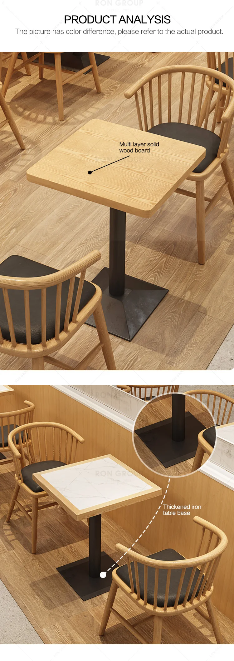 Shop Our Fast Food Oak Booth Benches for Commercial Use