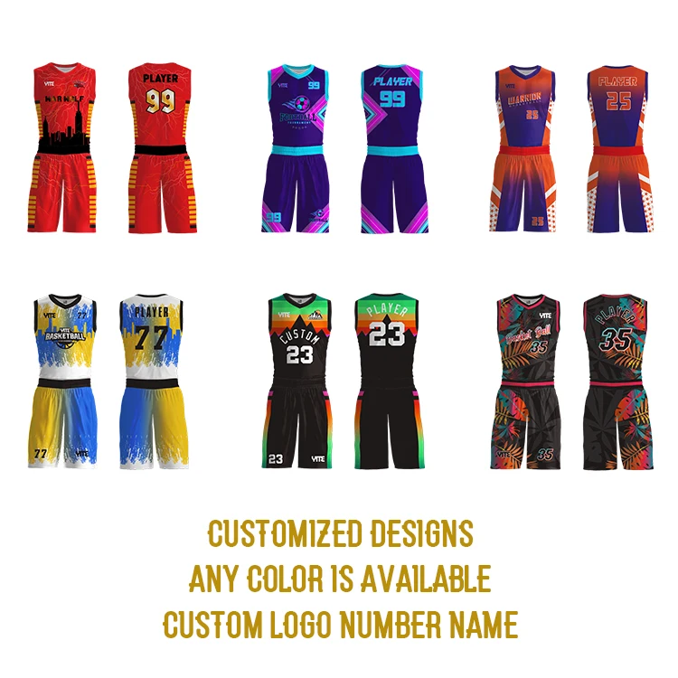 Customized Design Basketball Team Kits - Full Sublimation Printing