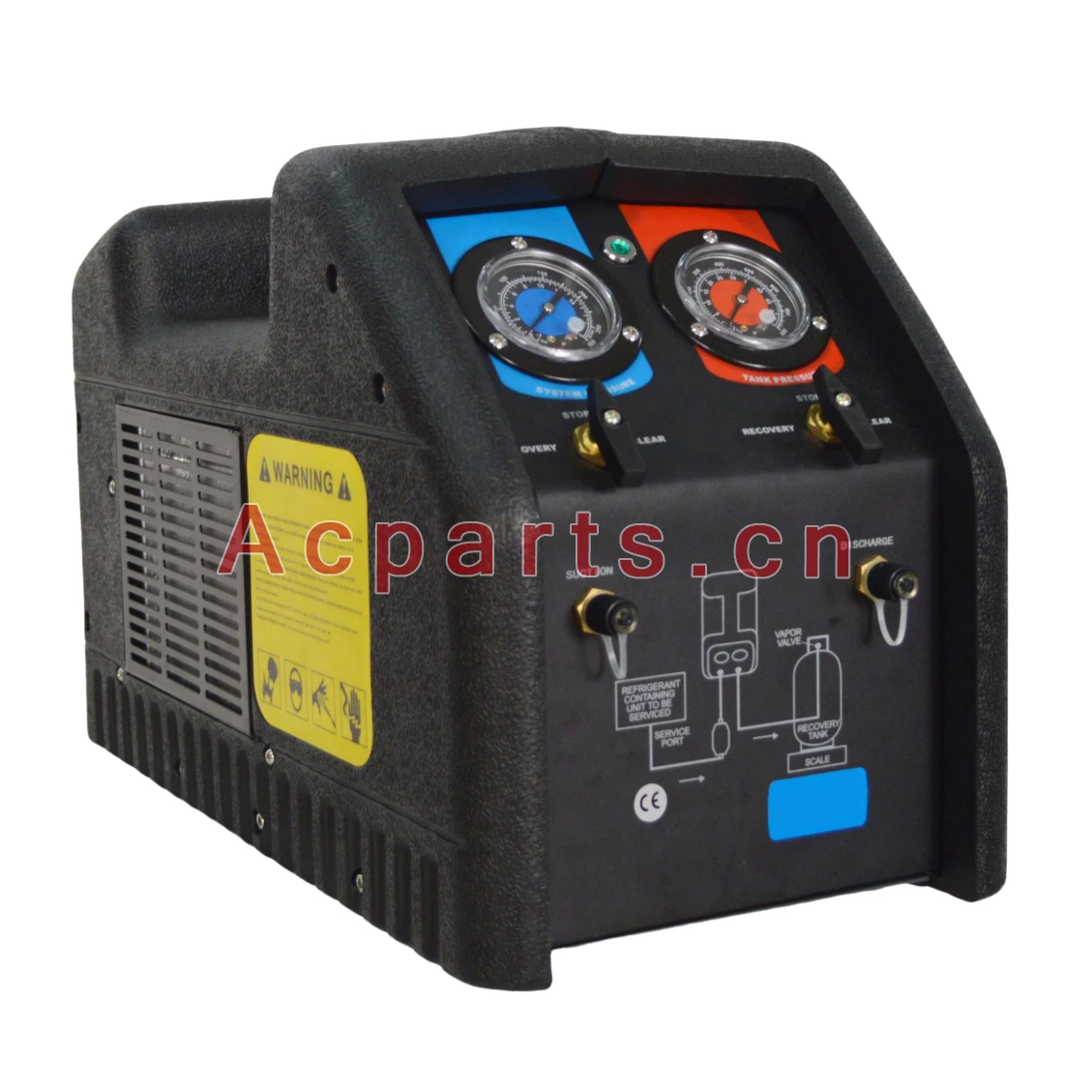 Actecmax 220v R134a Value Refrigerant Recovery Machine 110v/50hz 60hz ...