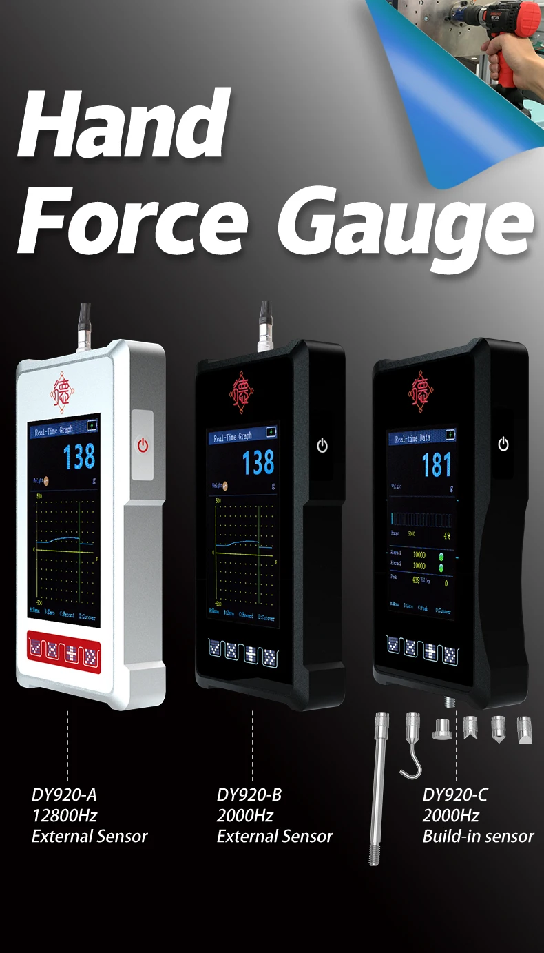 Portable Force Gauge - Precision Hand Dynamometer