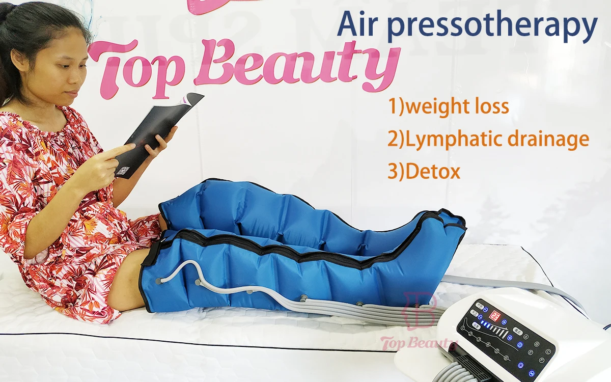 Pneumatic Compression Device for Legs - Hand Held Pressotherapy Unit