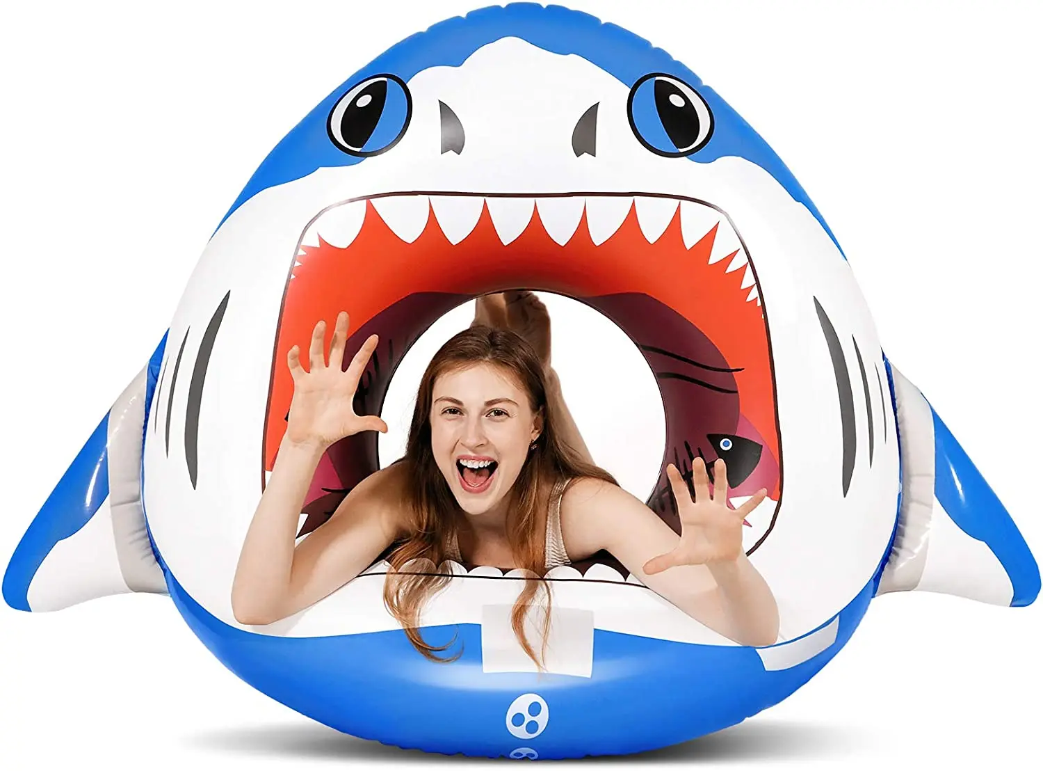 Water Toys Inflatable Shark Pool Float For Kids Adults Swimming Pool ...