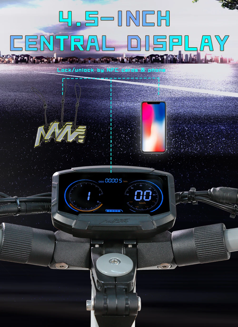 MUKUTA 10 Plus Dual Motor Electric Scooter 10-inch 60V 2800W Unisex ...