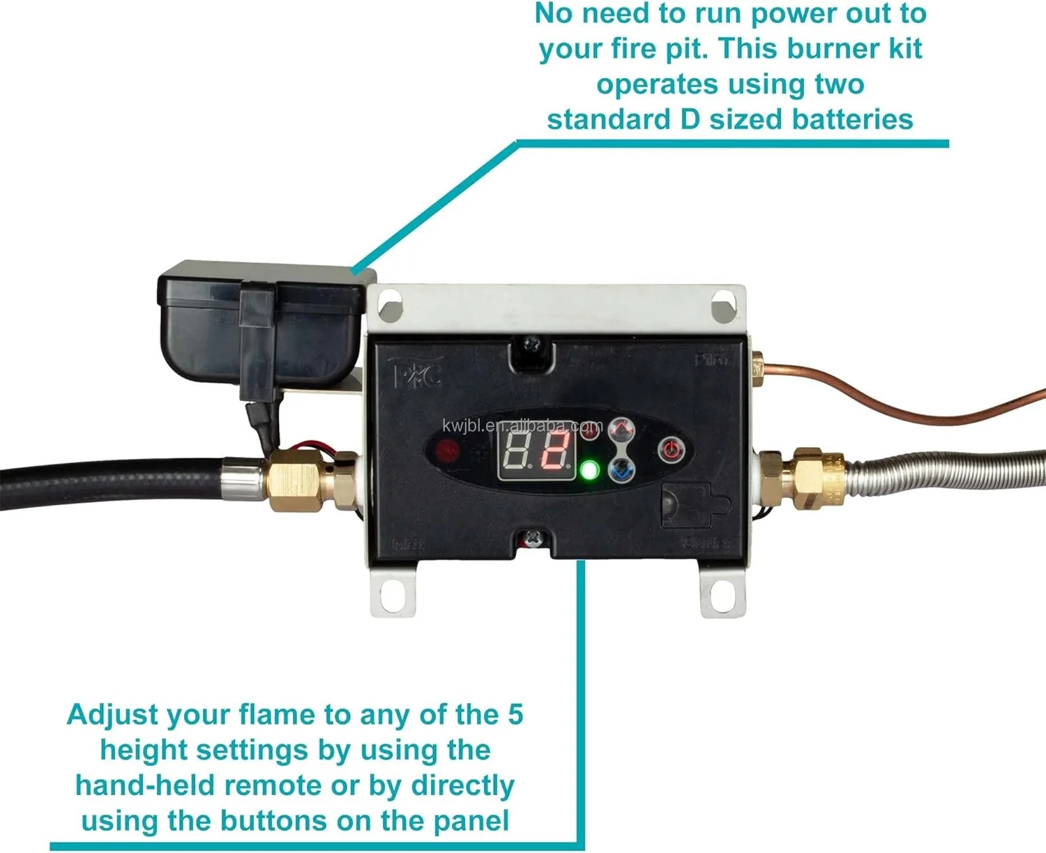 Wholesale 36*12 Inch Rectangle Remote Control Fire Pit Burner Kit ...