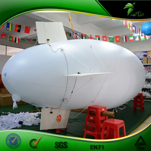 Customized Green Blimp - Promotional RC Airship Zeppelin