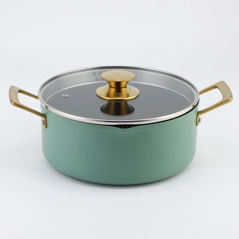 11pcs Nonstick Frying Pan Saucepan Casserole Aluminum Pots and Pans ...
