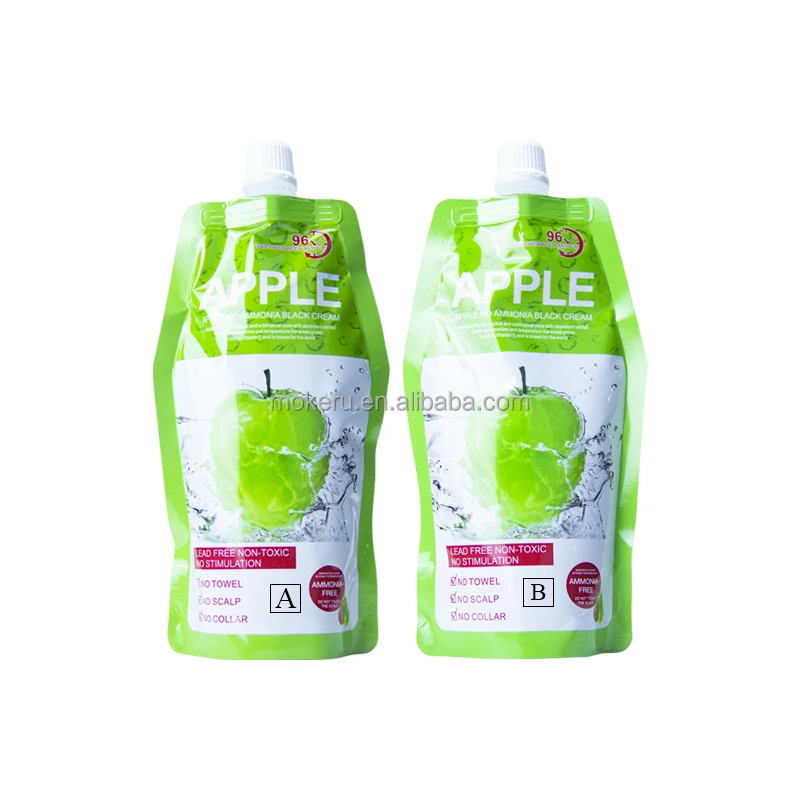 Wholesale No Scalp Apple Hair Color Cream 96 - Permanent