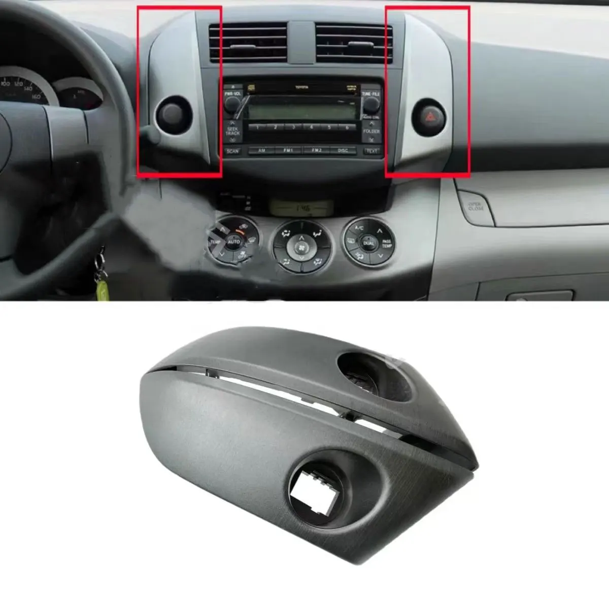 Car Center Console Dashboard Vent Emergency Switch Outlet Board ...