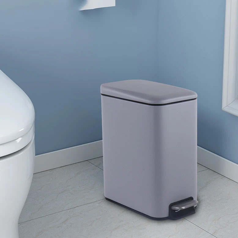 5 Liters Corner Stainless Steel Trash Bin Slim Kitchen Dustbin| Alibaba.com