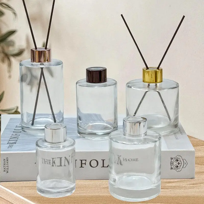 High Quality Transparent 350ml Reed Diffuser Glass Decoration Aroma ...