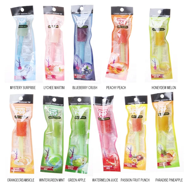 60pcs/jar 6jars/carton Candy Tips Sweet Shisha Hookah Mouth Tips Fruit ...