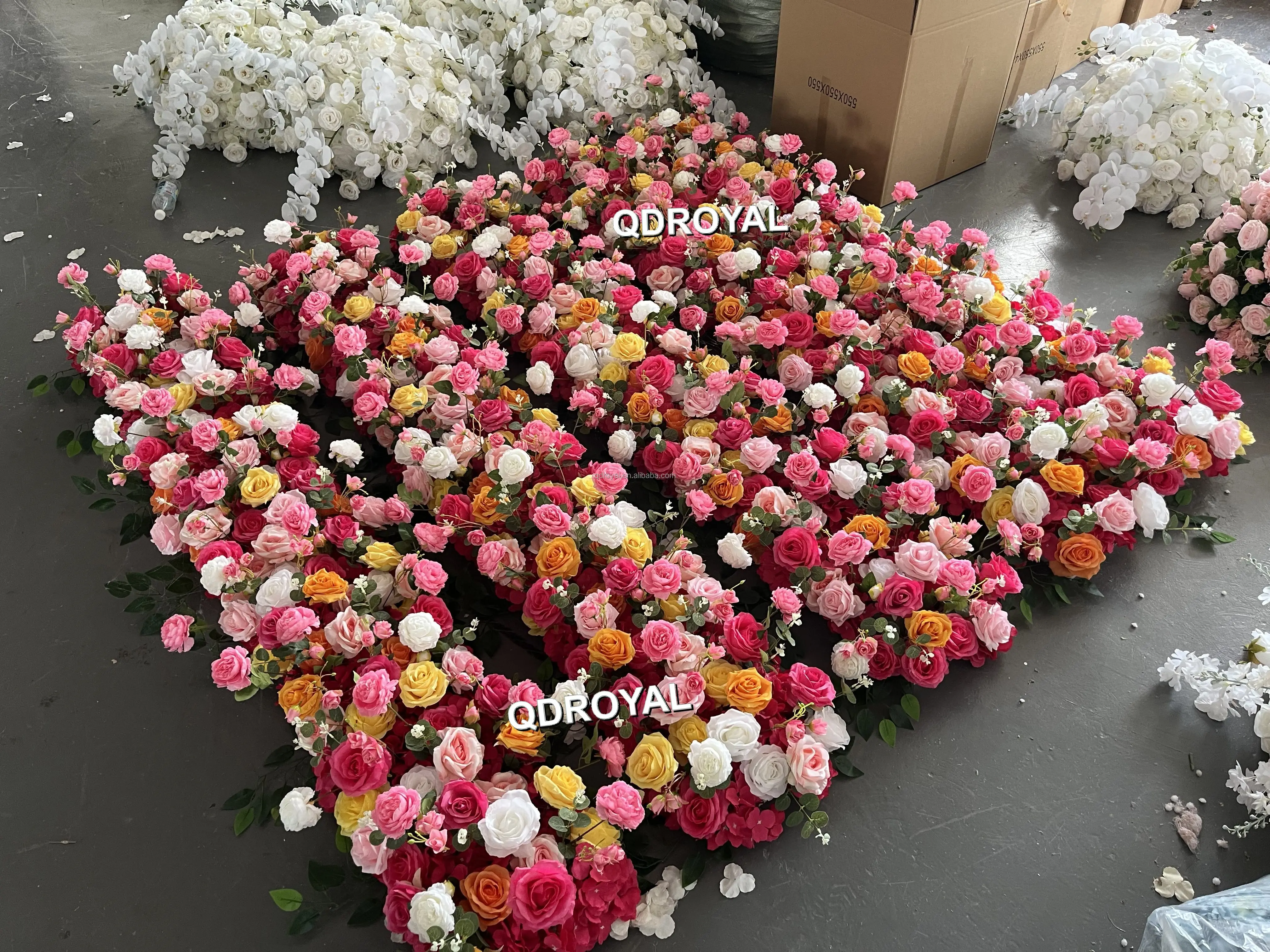 Colorful Spring Forest Series Wedding Aisle Flower Arrangement ...
