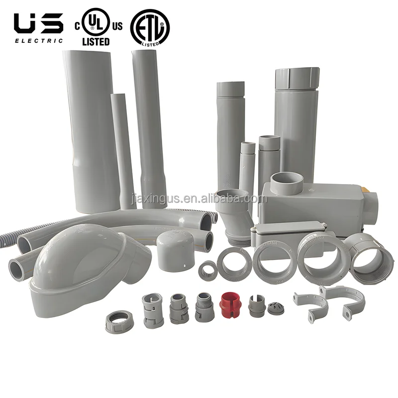 UV Resistant ASTM Schedule 40 PVC Conduit Pipe Fitting for Electrical ...