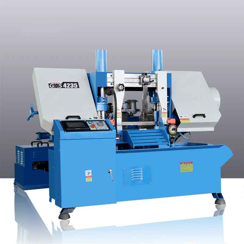 Metal Steel CNC Band Saw Cutting Machine GHS4235 Automatic Band Saw ...
