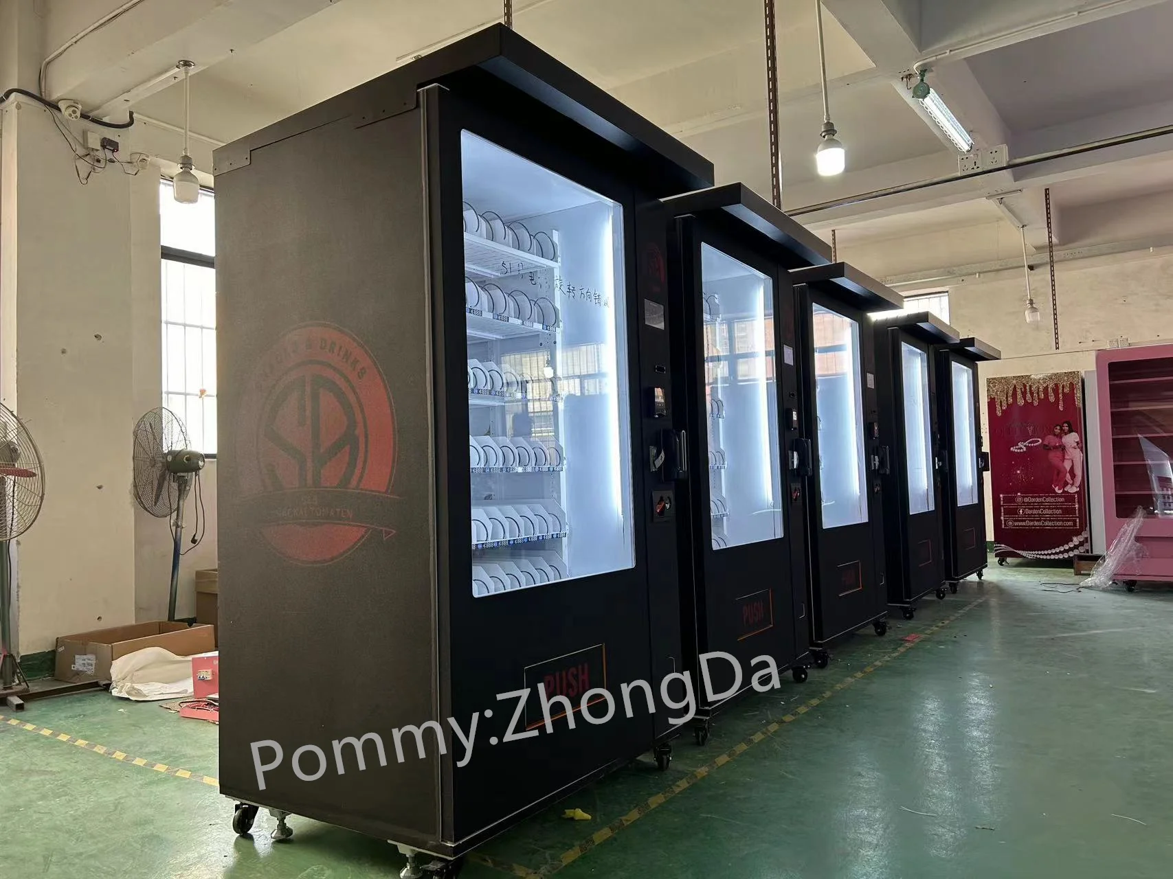 Digital Touch Screen Windows Vending Machine Snack Vending Machine ...