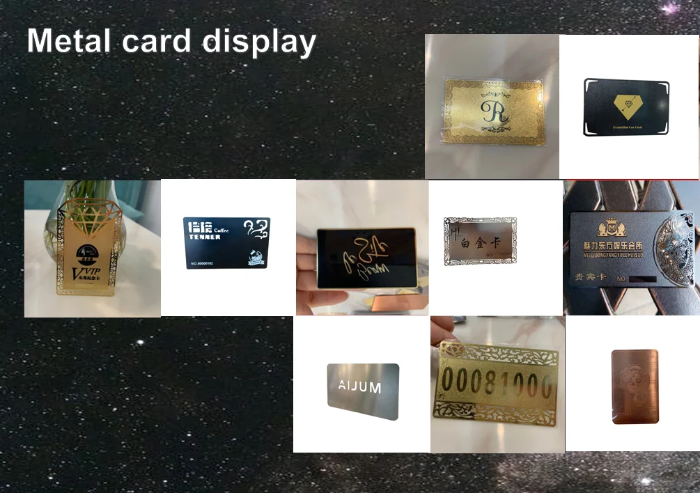 Customized Stainless Steel Metal Business Cards for Laser Engraving ...