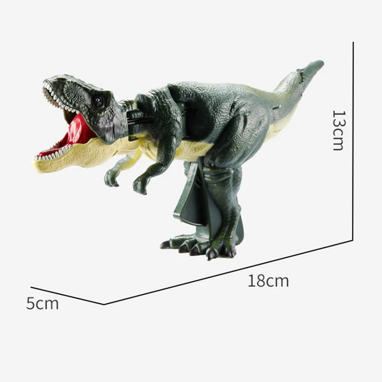 New Hot Small Sized Dinosaur Hand Grabber Toy Roaring T-rex Fun Clawing ...