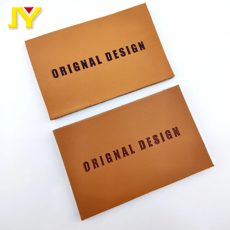 Custom Laserable Leatherette Hat Rectangle Patches Iron On Leather ...