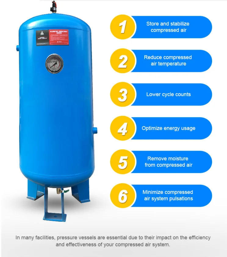1000 Liter Air Storage Tank - Durable & Efficient Solution