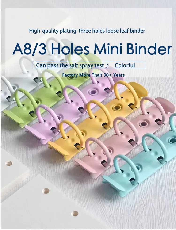 A5 Mechanism A7-binder A4 Binders Book Custom 3 9 Slot Loose Leaf ...