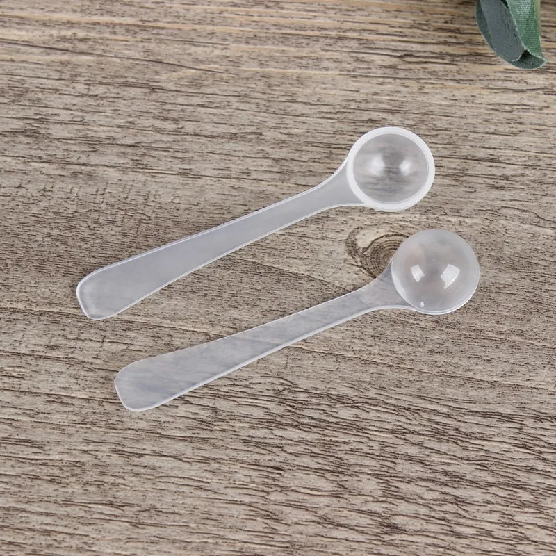 1ml 0.5g Food Grade Pp Round Disposable White Transparent Plastic ...