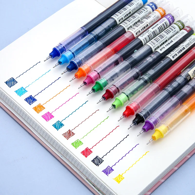 Office School Stationery Gel Ink Pen Test Good Multi-colors 0.5mm ...