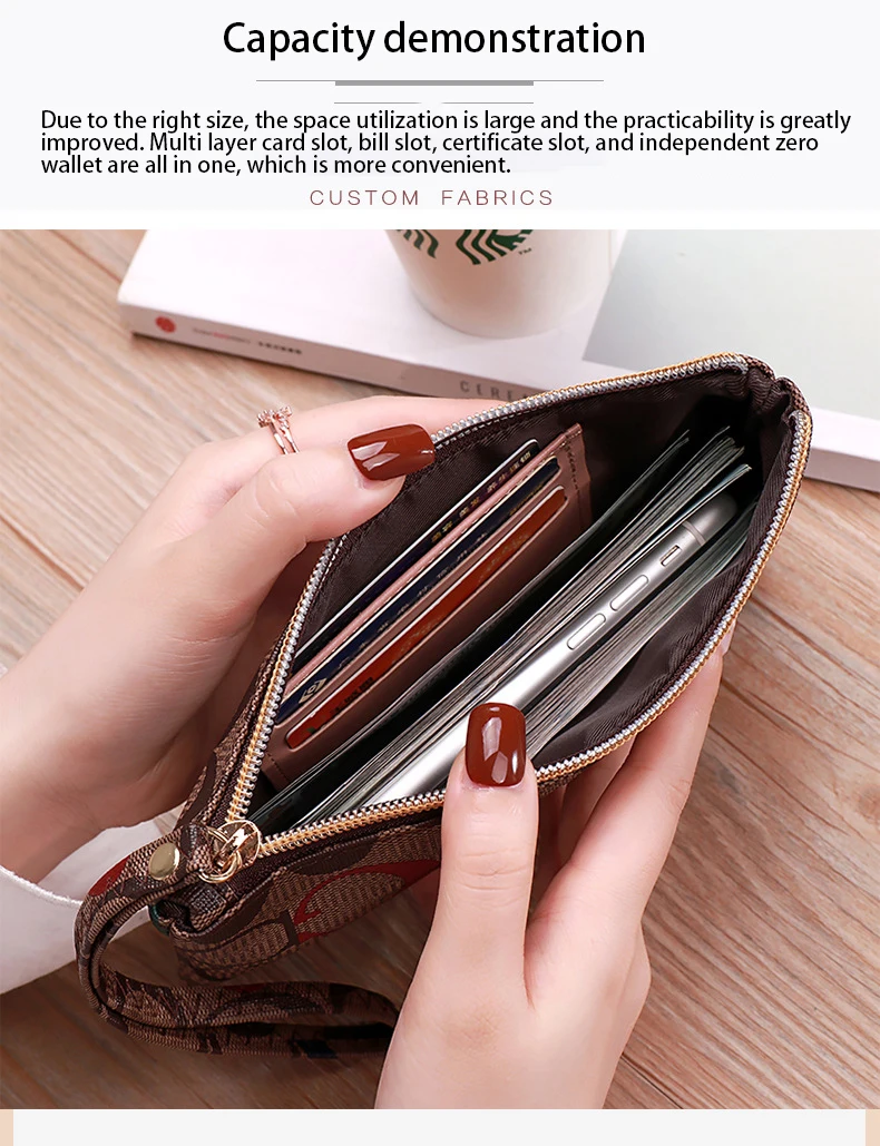 Wholesale Luxury Women Brand Wallet Handbag Female Card Bag Custom Lady ...