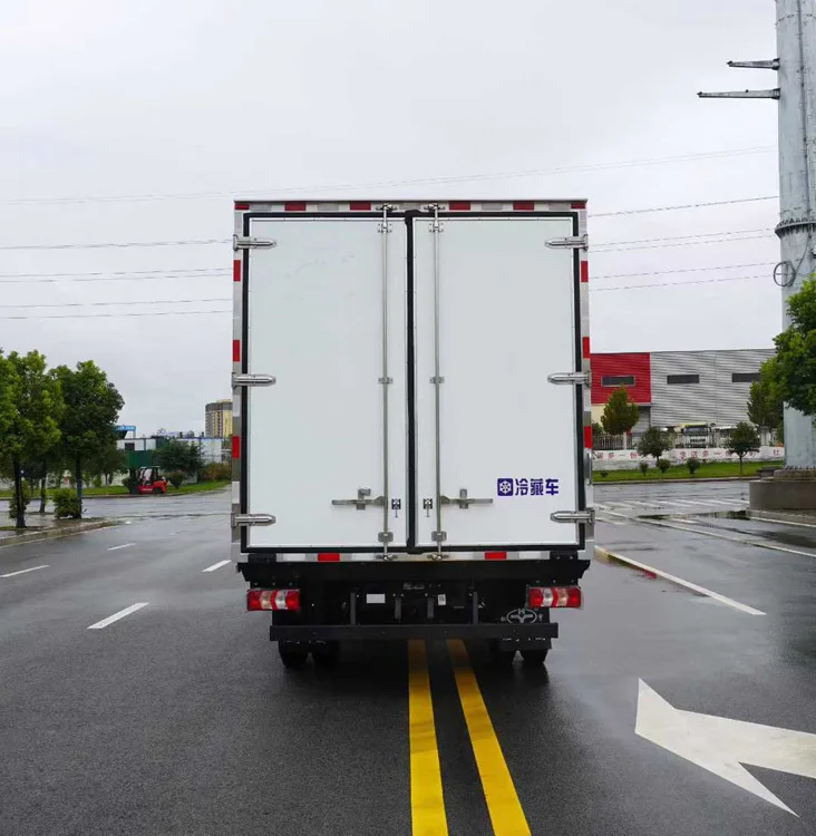 Shaanxi Automobile Pure Electric Mini Box Type Refrigerated Transport ...