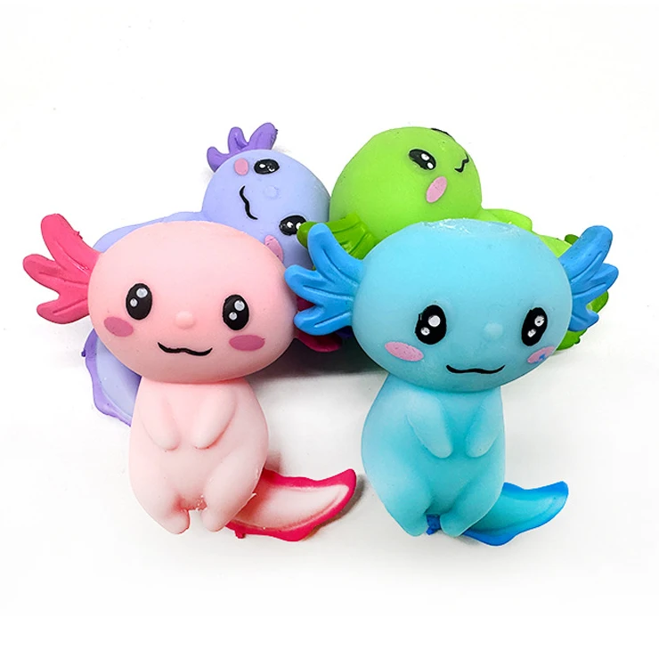 Funny Kawaii Axolotl Squishy Toy Squeeze Fidget Toys For Kids - Buy ...