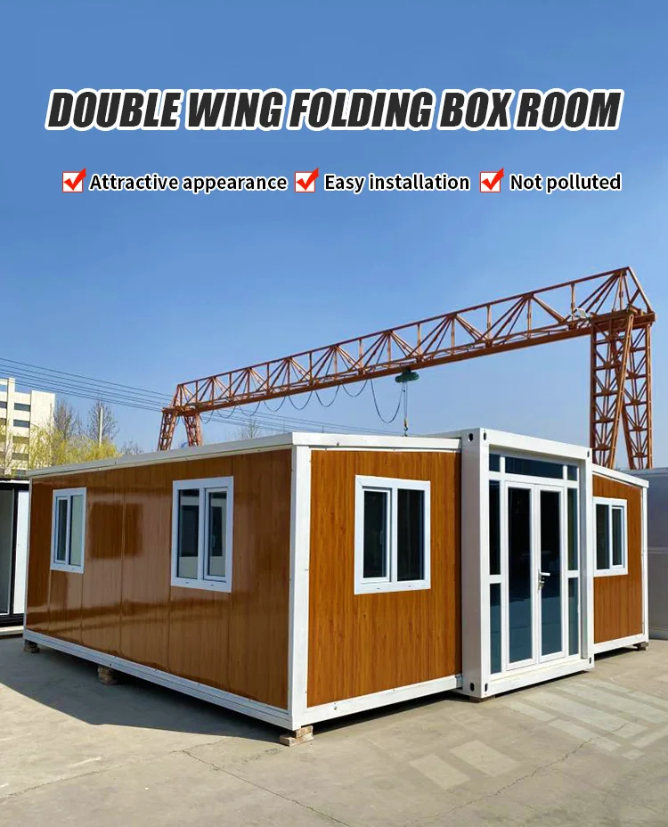 Quick Installation 20ft 40ft Folding Prefab Container Houses Foldable ...