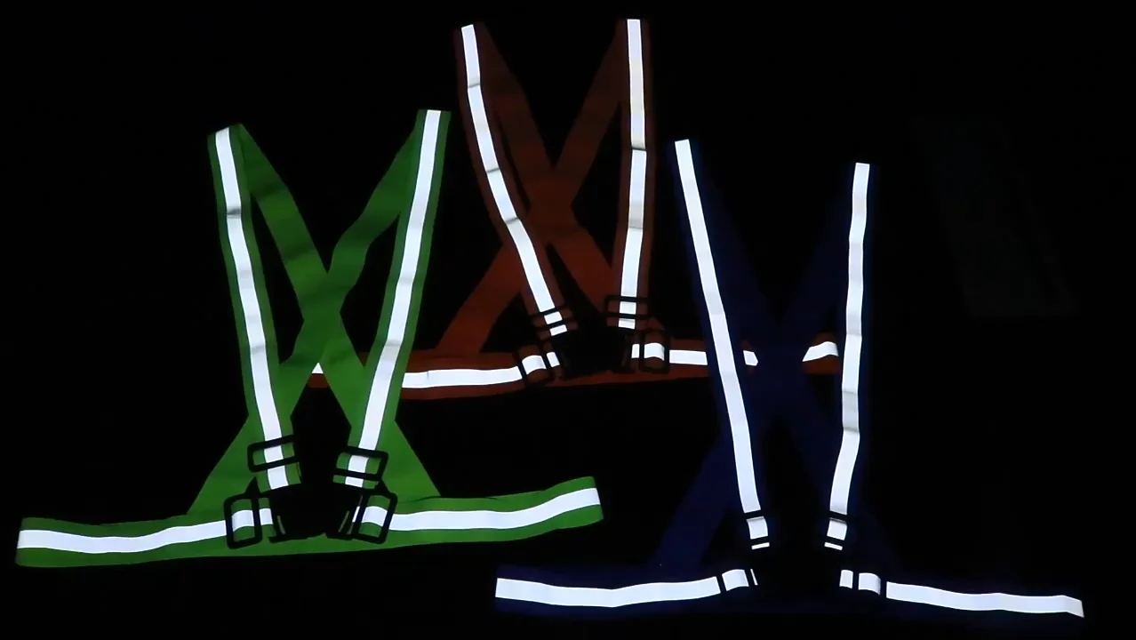 Safety Reflective Belt For Running Cycling Vest Reflective Bands Hi Vis ...