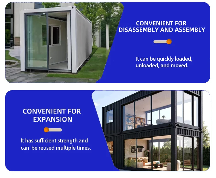Customized Color Sandwich Panel Prefab Tiny Home Waterproof Soundproof ...