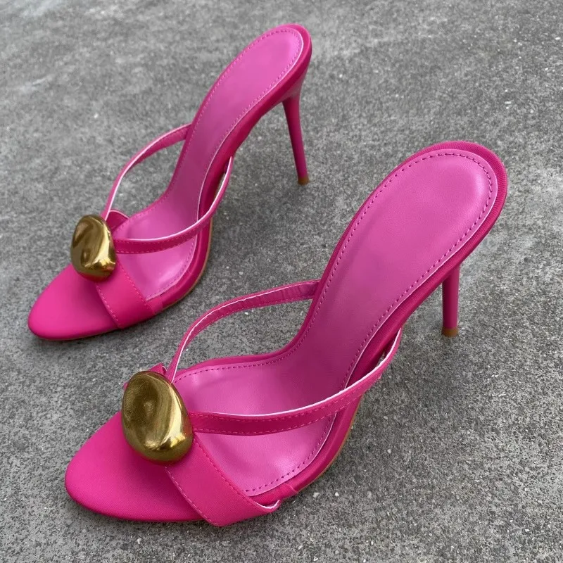 Ladies High Heeled Slippers - Comfort & Style Combined