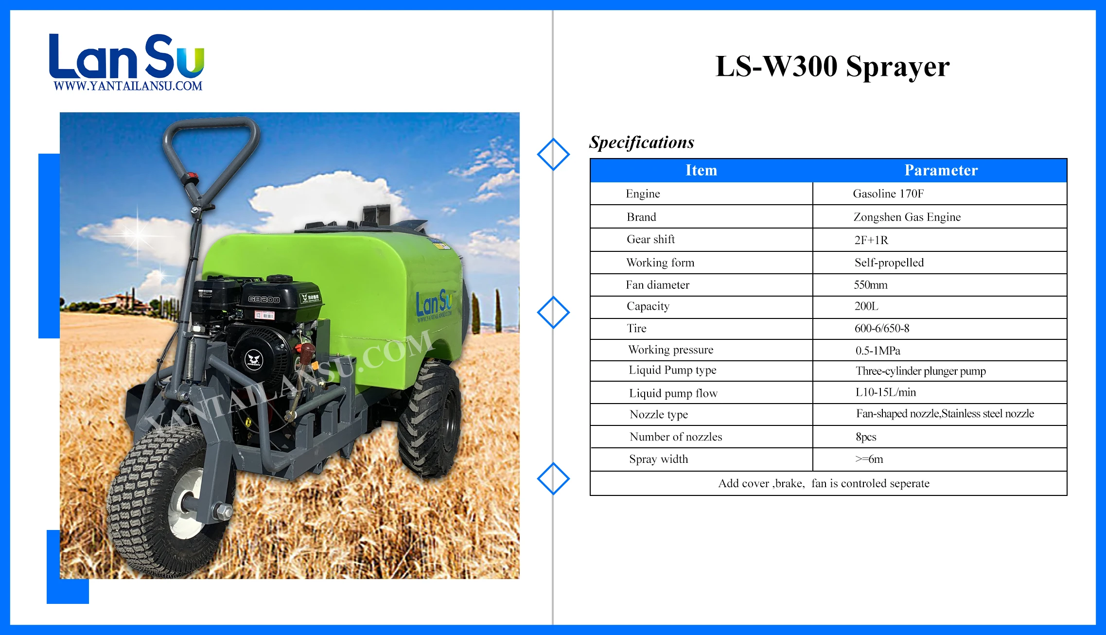 Efficient Agricultural Sprayer - Pesticide Spray Equipment