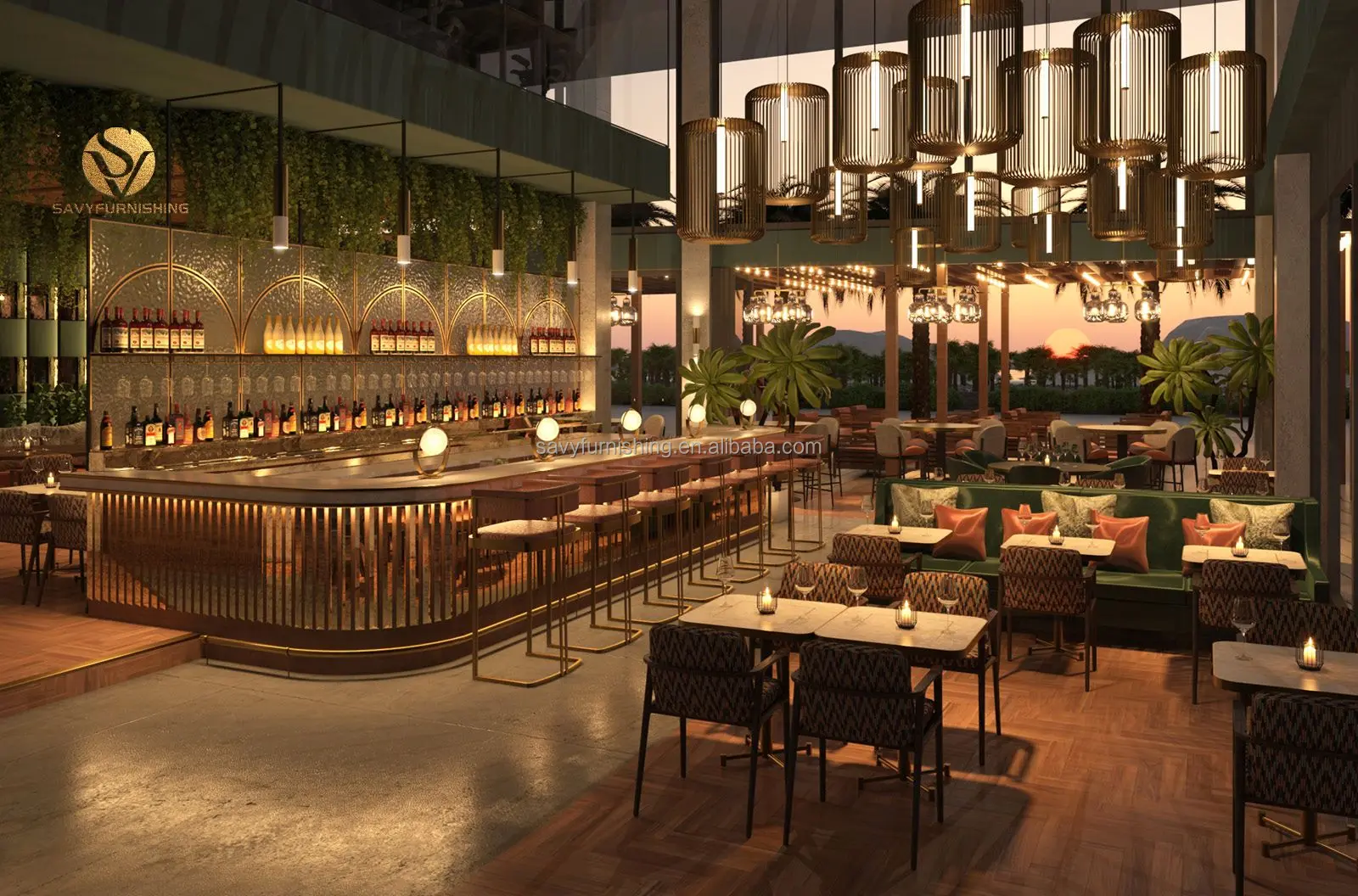 Bar Counter Ideas for Restaurant Design - Professional Builder
