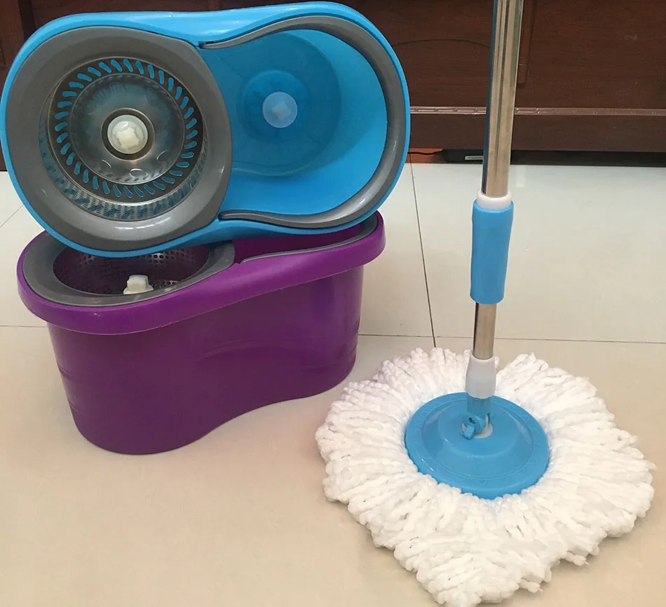 Spin Mop Bucket Set Dirty Clean Separation Bucket Hand Free Mop - Buy ...