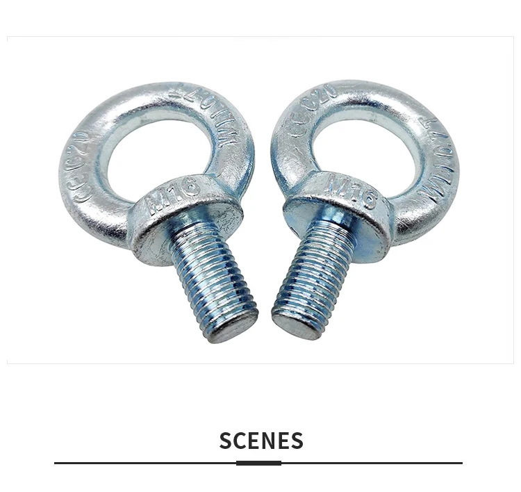 DIN 580 Ring Bolt M6-M42 - Durable Carbon Steel Eye Bolt