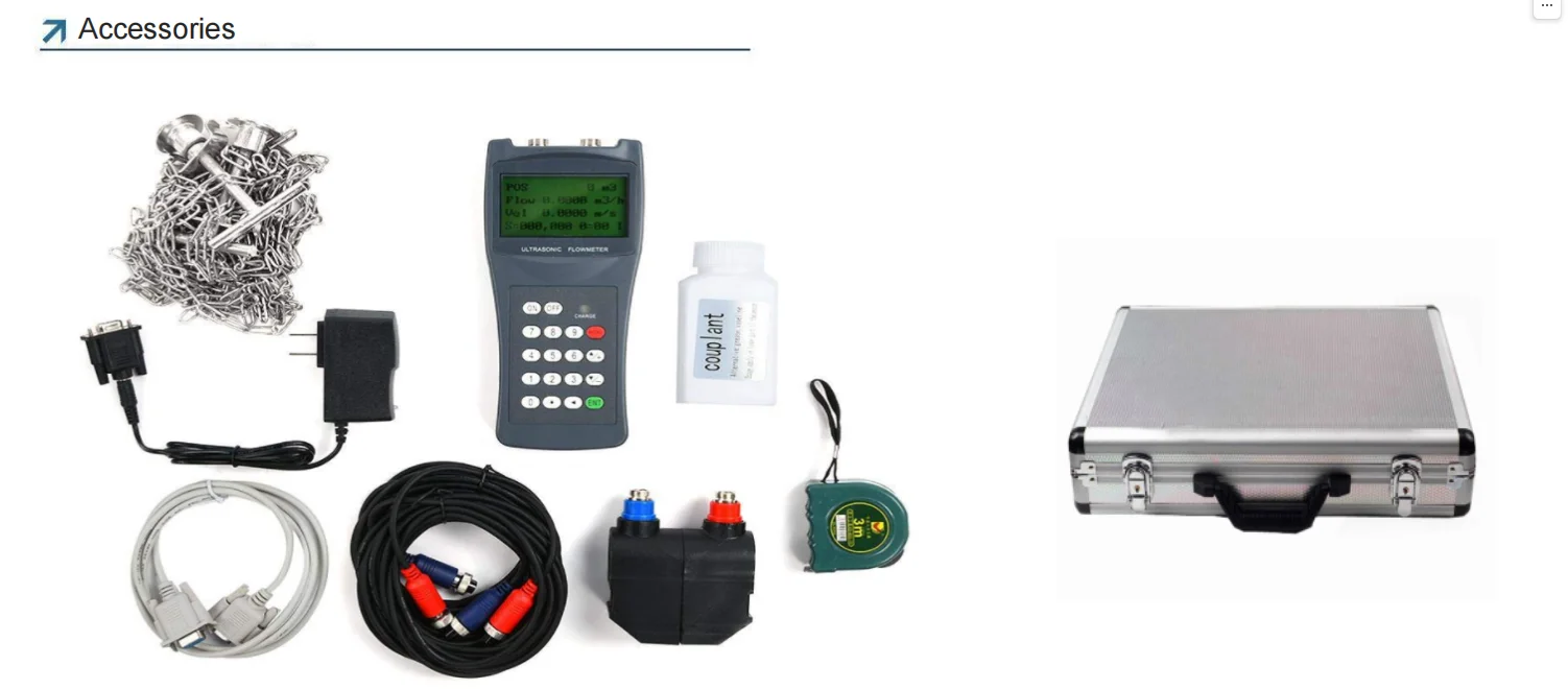 Handheld Water Pipe Flow Monitoring And Measuring Tool Portable ...