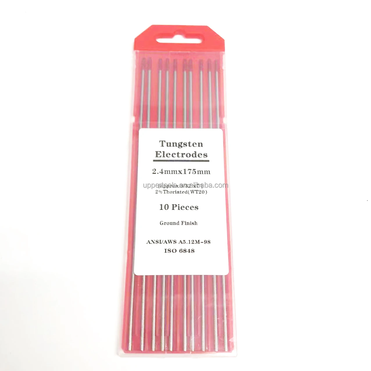 Tungsten Electrodes Wt20 Welding Rods Red Tip 2% Thoriated 2.4mm*175mm ...