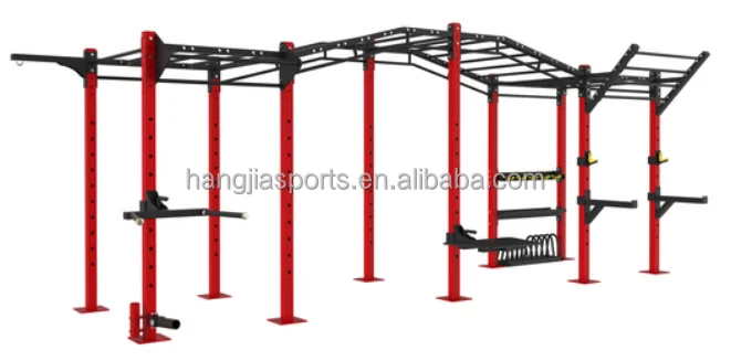 Customized Rig With Rail With Boxing Bag Gym Cross Fit Rigs for Multi ...