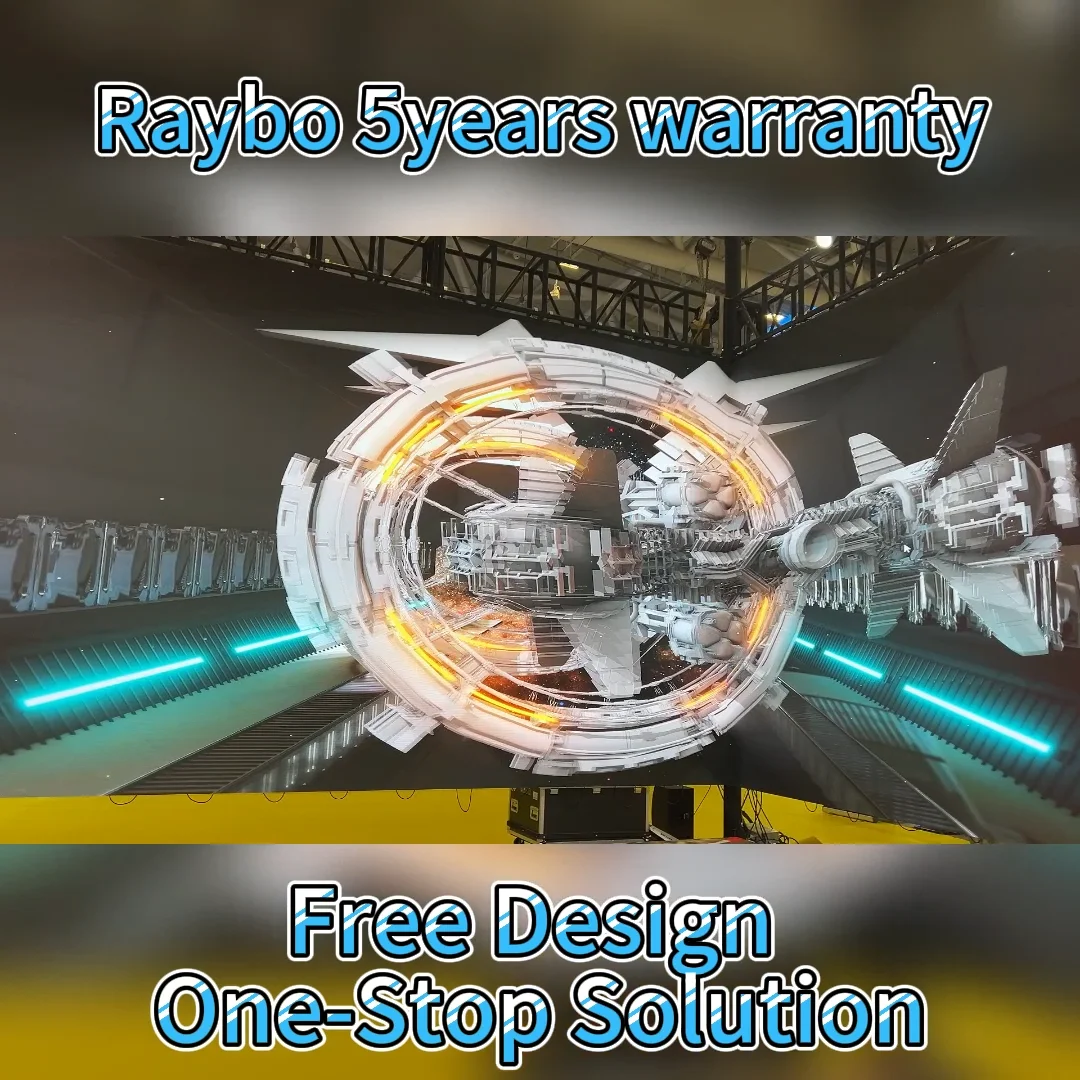 Raybo Custom Digital Sign Board 3d Advertising Indoor Flexible Exterior Outdoor Video Wall Panel ...