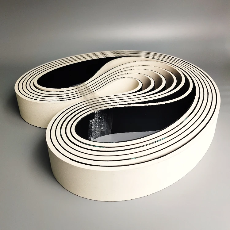Easy Feed White Rubber Feeder Belt for Carton Industry