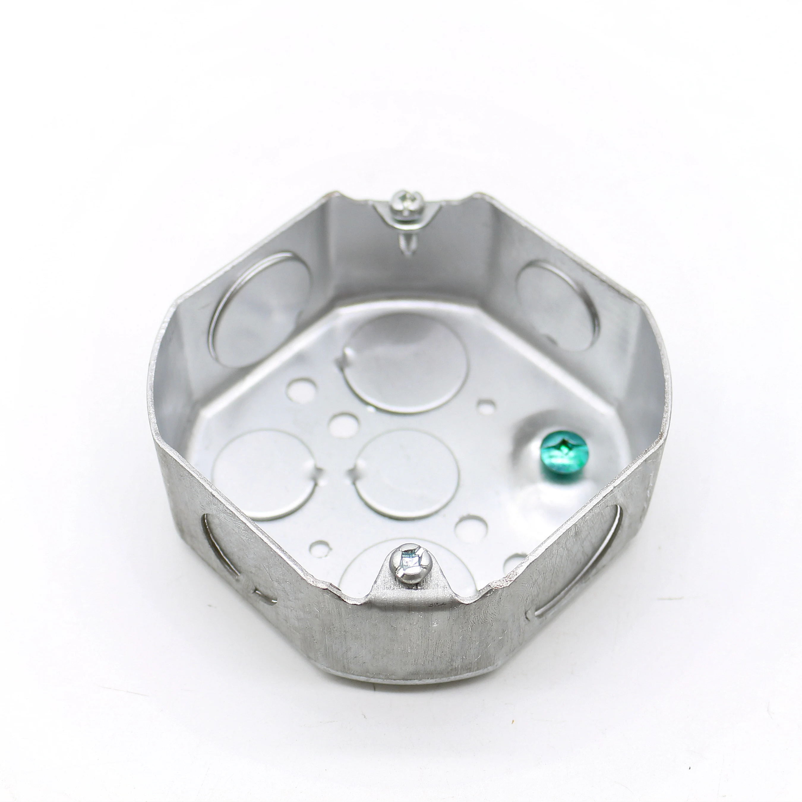 1-1/2" Deep Octagon Ceiling Mounted Metal Outlet Boxes - Buy 4" Octagon ...