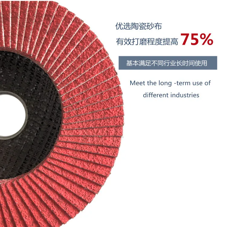 Ceramic Corundum Louver Wheel 115/125/180mm 36#-120# Customized ...